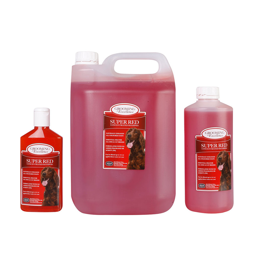 Animal Health Super Red shampoo – Dog shampoo for dogs with red pigmen ...